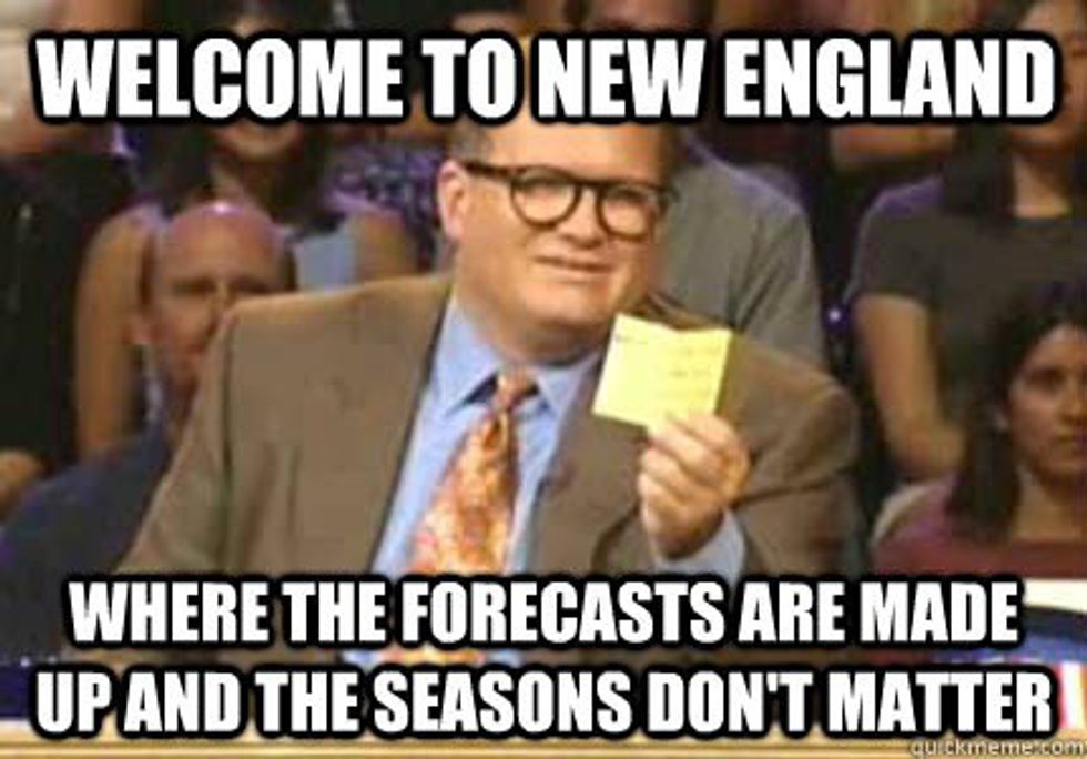 Living With The Weather In New England