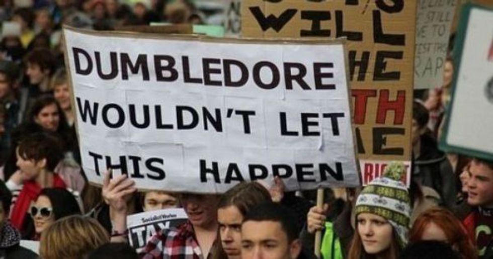 The Best Protest Signs From Trump Rallies