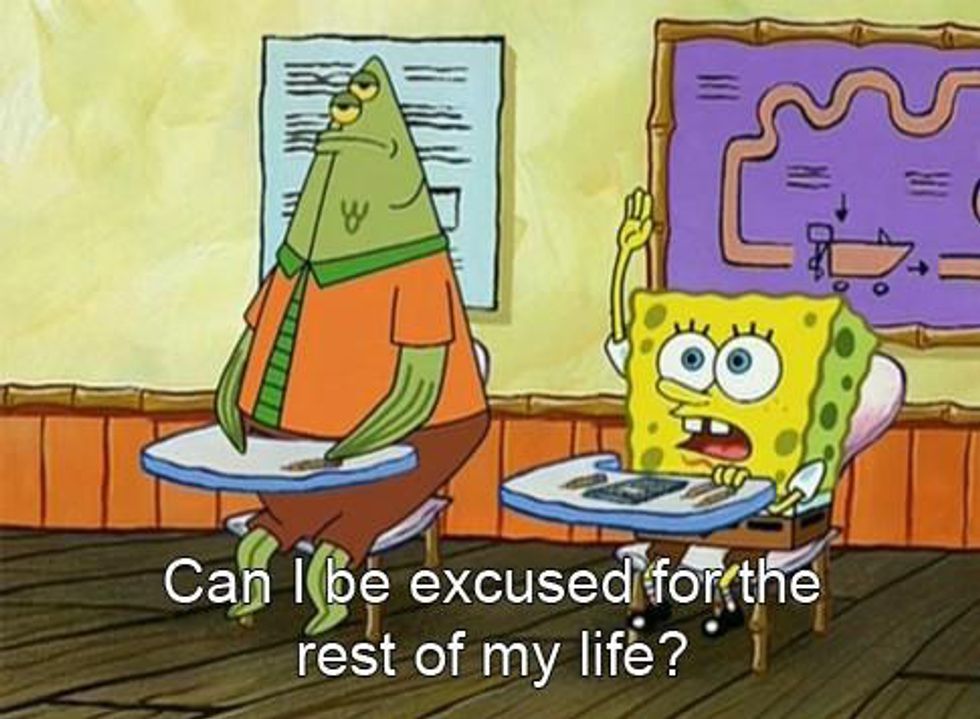 18 Spongebob Quotes That Perfectly Capture College