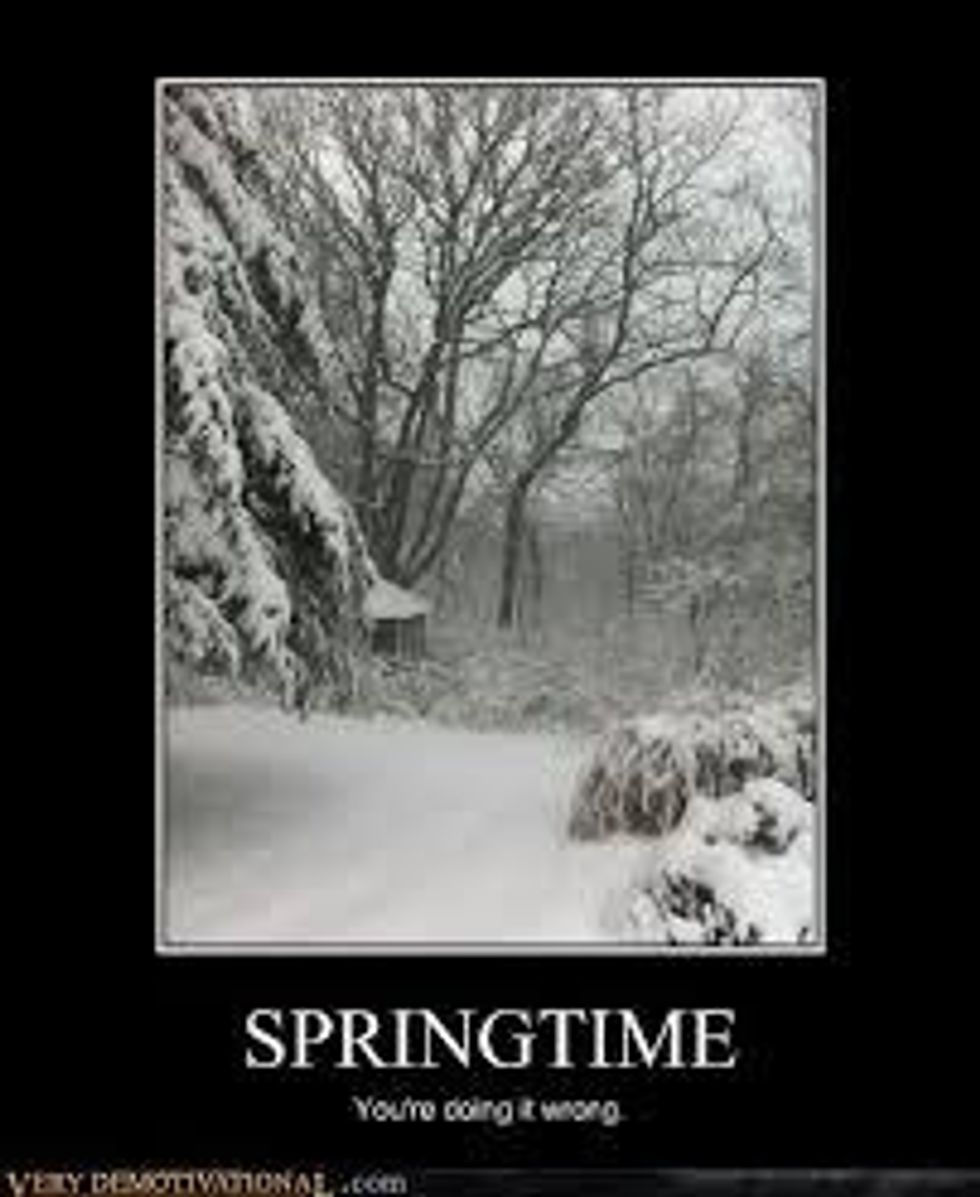 11 Signs You're So Over Winter