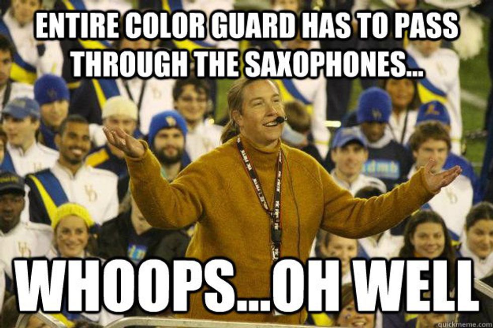 15 Signs You Are In The Colorguard
