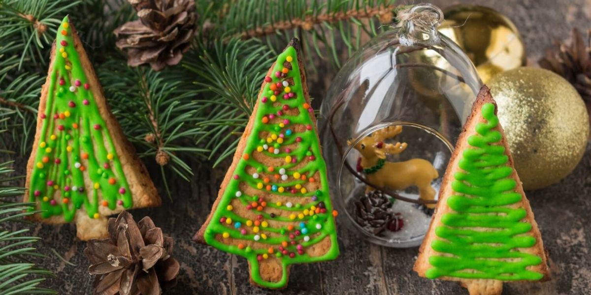 Gingerbread Christmas Trees - My Recipe Magic