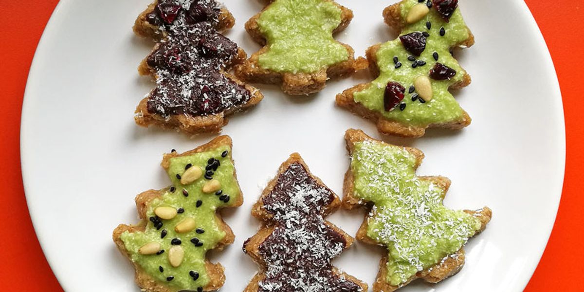 No-Bake Christmas Tree Cookies - My Recipe Magic