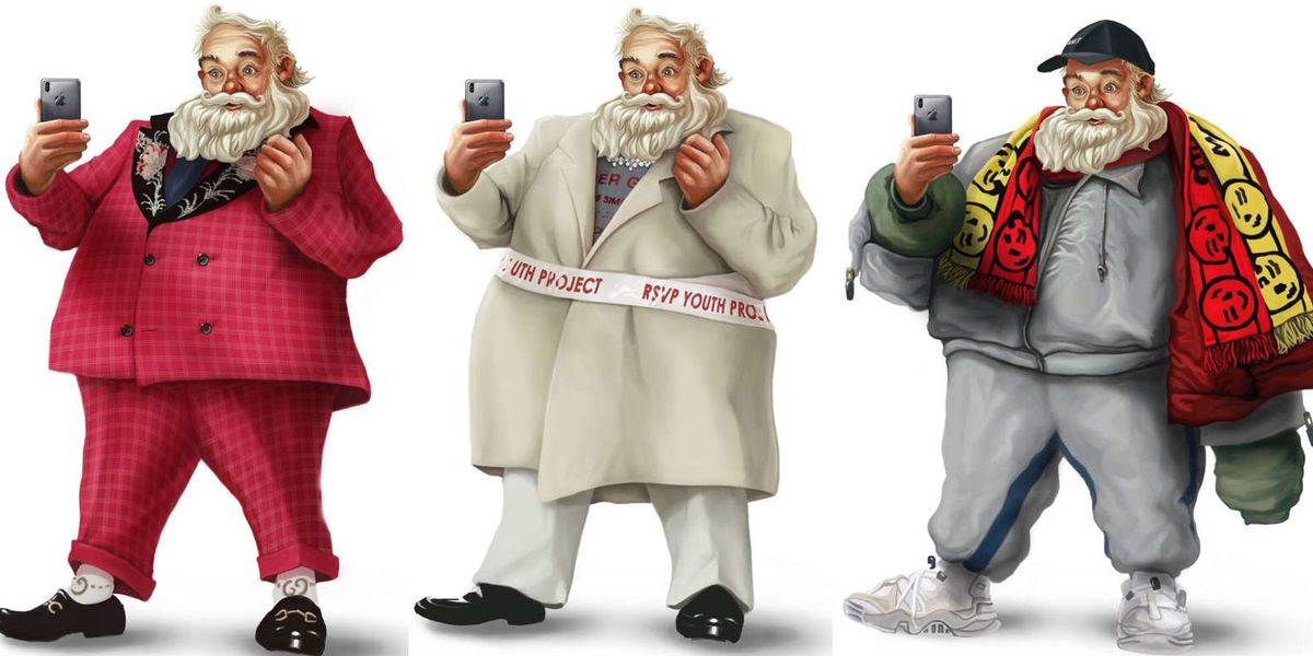 Santa Zaddy Rocks Designer Looks - PAPER Magazine