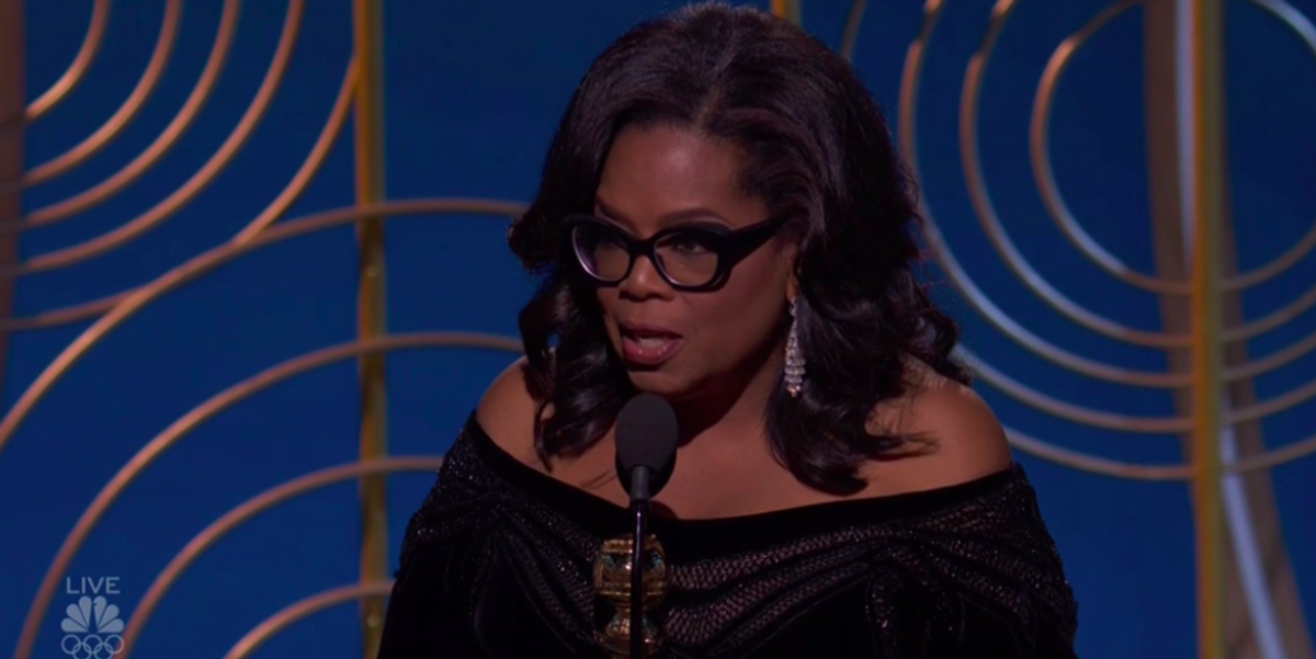 Oprah's Golden Globes Acceptance Speech Was Downright Presidential ...