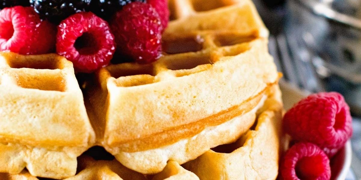 Thick Fluffy Homemade Waffles - My Recipe Magic