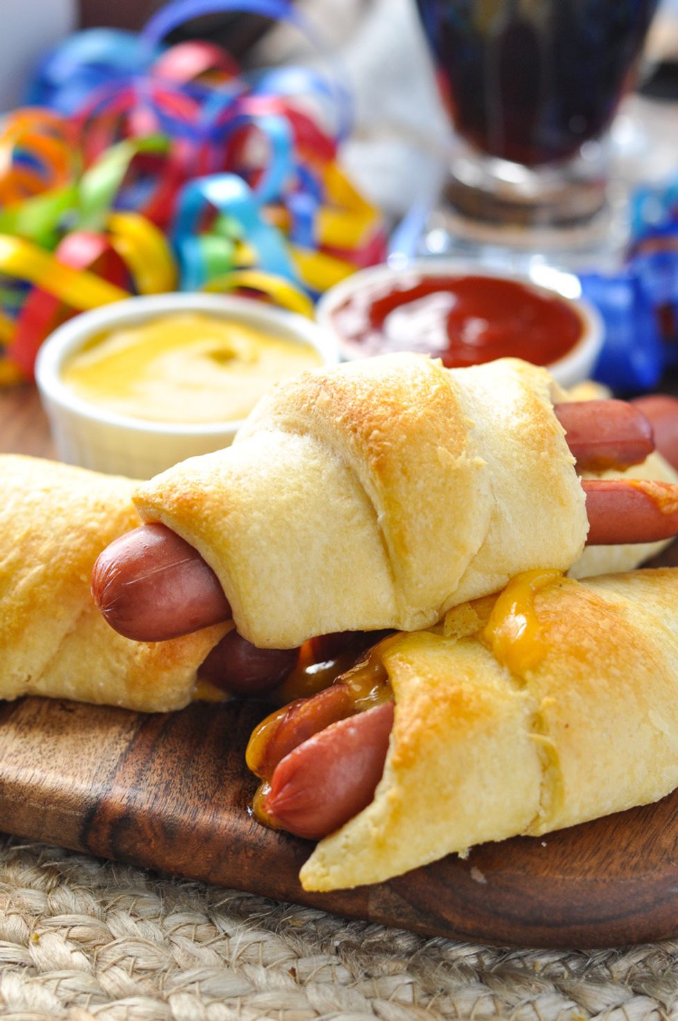 3-Ingredient Cheesy Crescent Dogs - My Recipe Magic