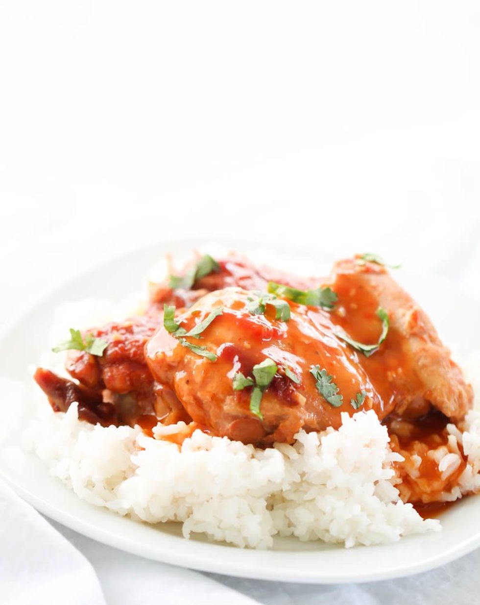 Slow Cooker Sticky Garlic Chicken - My Recipe Magic