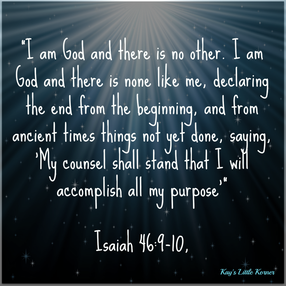 10 Bible Verse To Remind You He Is In Control