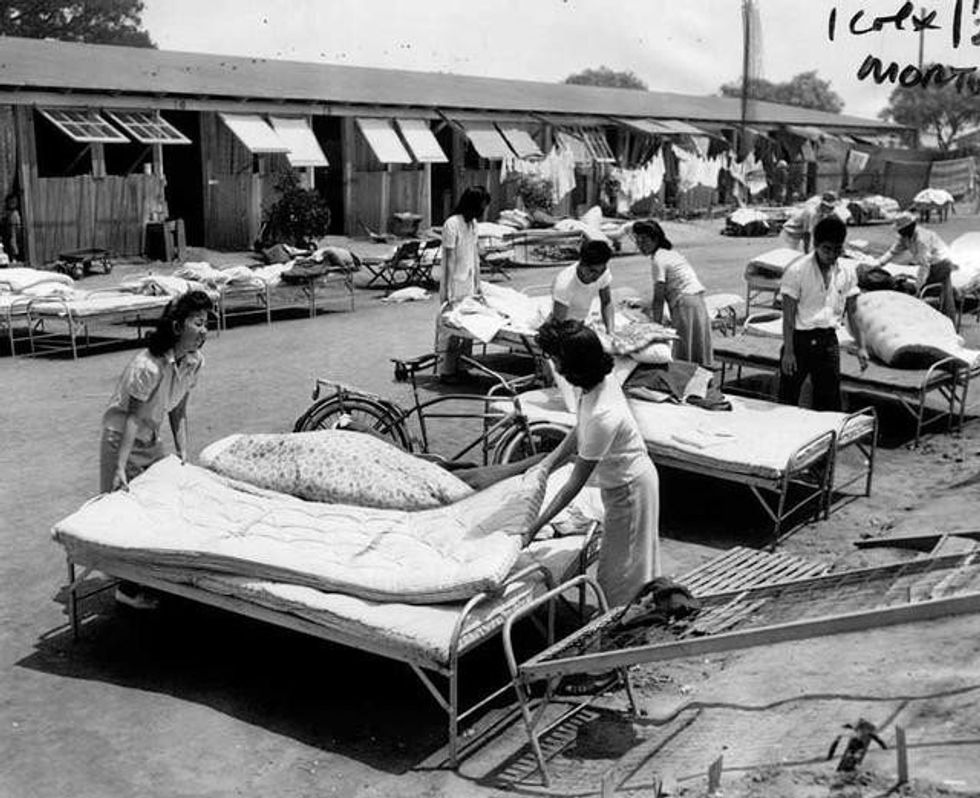 This horse racing track used to be a WWII Japanese Internment Camp ...