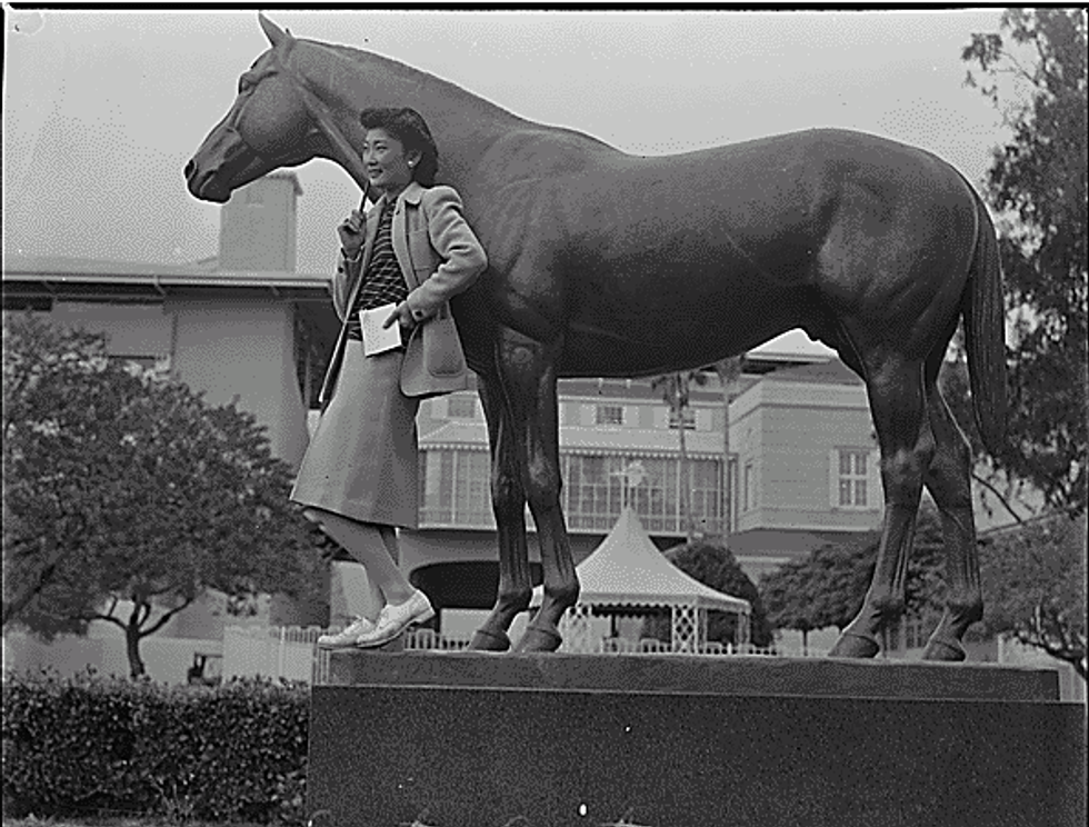 This horse racing track used to be a WWII Japanese Internment Camp ...