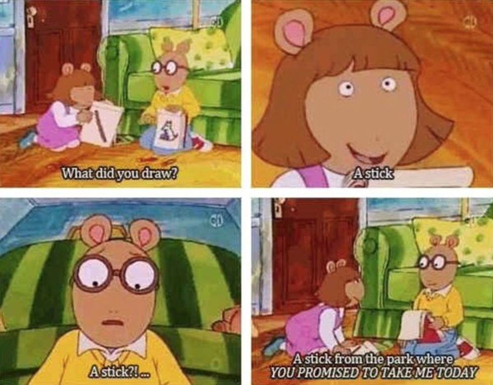 8 Times D.W. Read From 'Arthur' Was The Female Role Model Cartoons ...