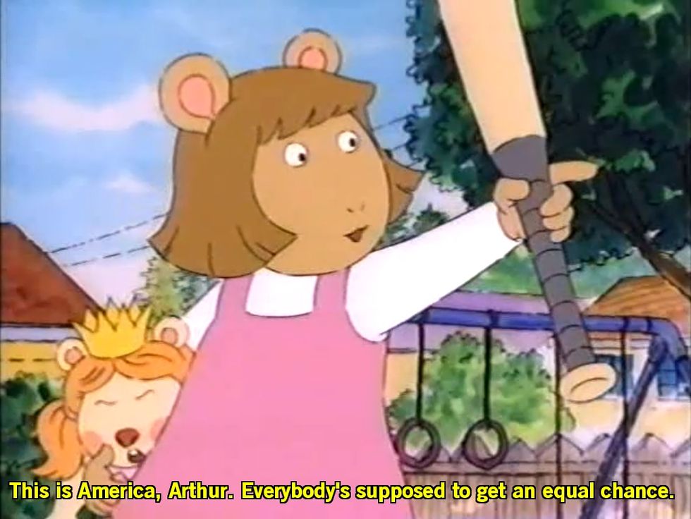 8 Times D.W. Read From 'Arthur' Was The Female Role Model Cartoons ...