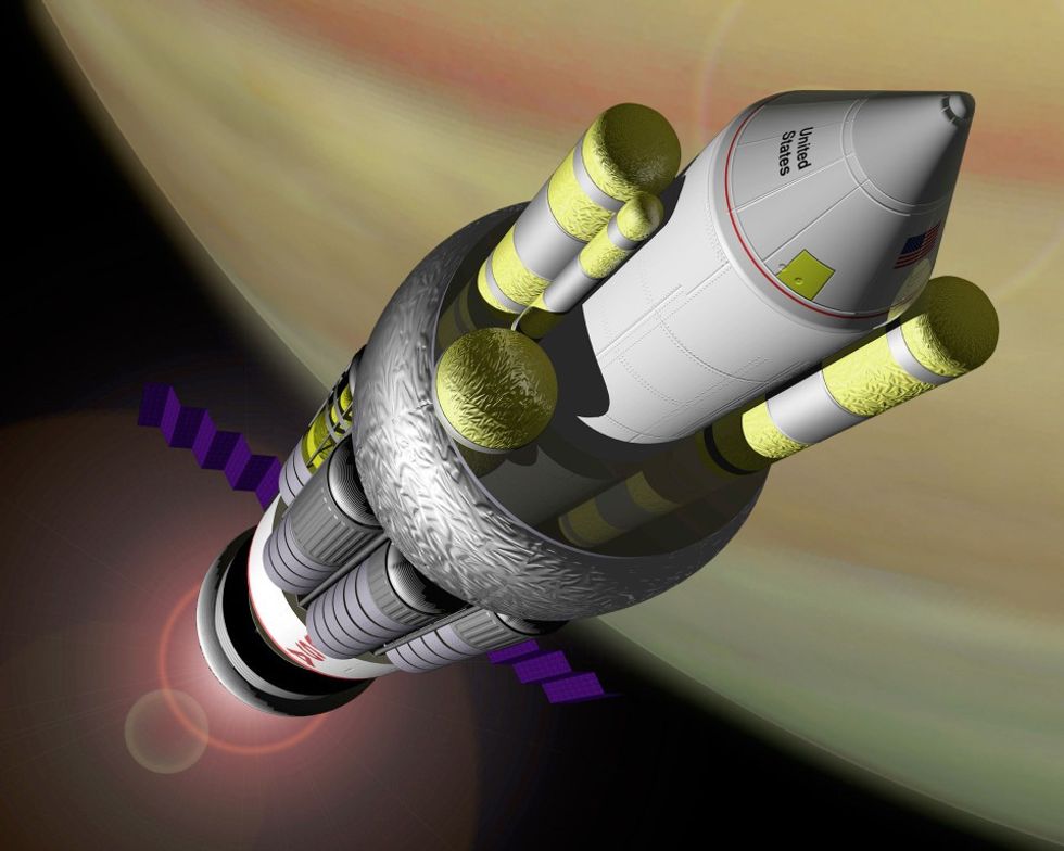 Project Orion: The space engine powered by nuclear weapons - Americas ...