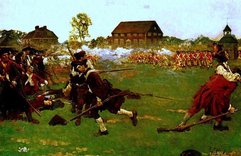 The first US troops to fight for America did it on this day in 1775 ...