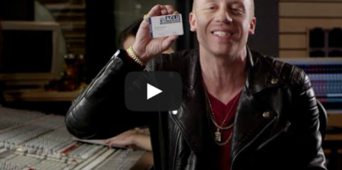 Rapper explains the benefits of carrying an ACLU card in bizarre ...