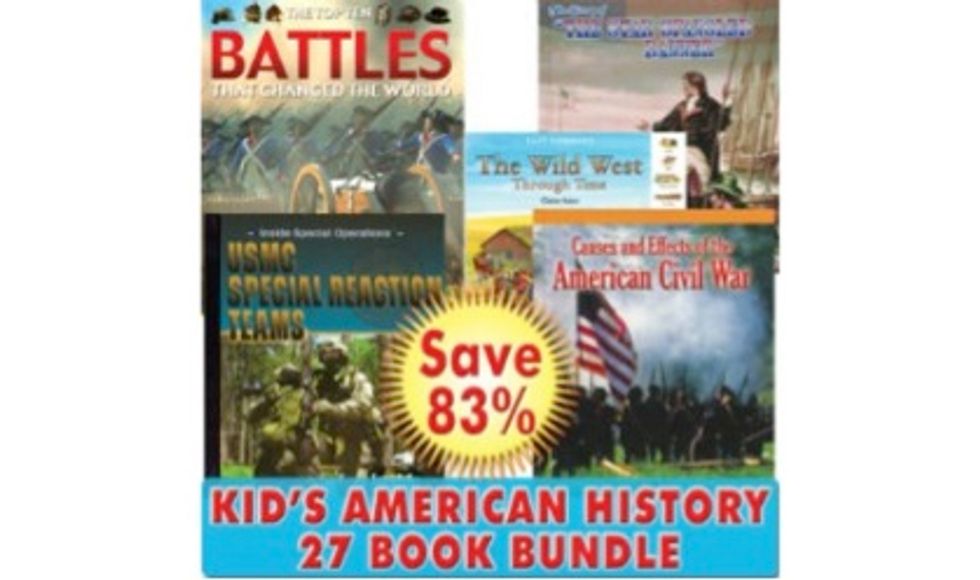 From The Marketplace: 83% off Kid's American History 27 Book Bundle ...