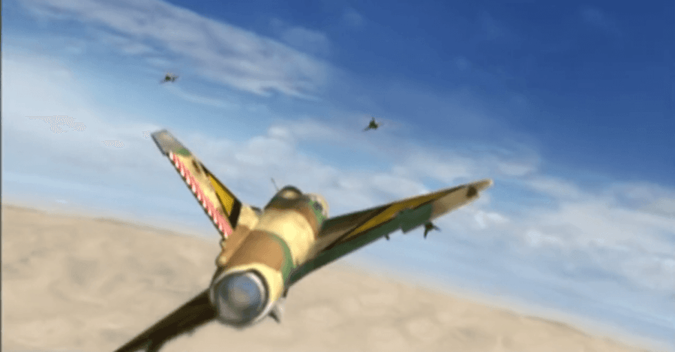 This aerial dogfight was like a life-sized version of a bee swarm ...