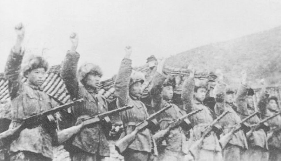 An Army medic was just returned to the US from the Chosin Reservoir ...