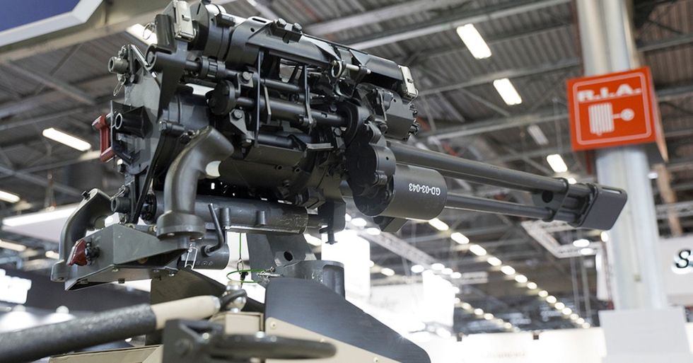 This .50 cal machine gun fires twice as fast as the legendary Ma Deuce ...