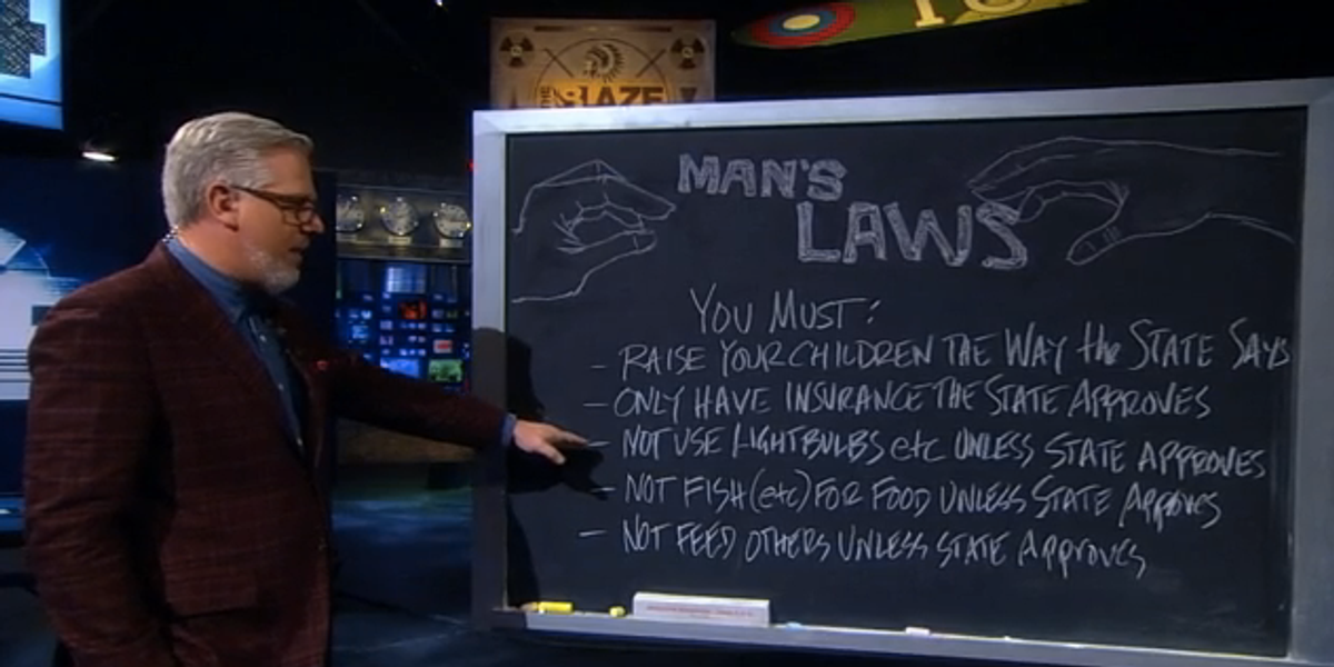 WATCH: Man's Law vs. Nature's Law - Glenn Beck