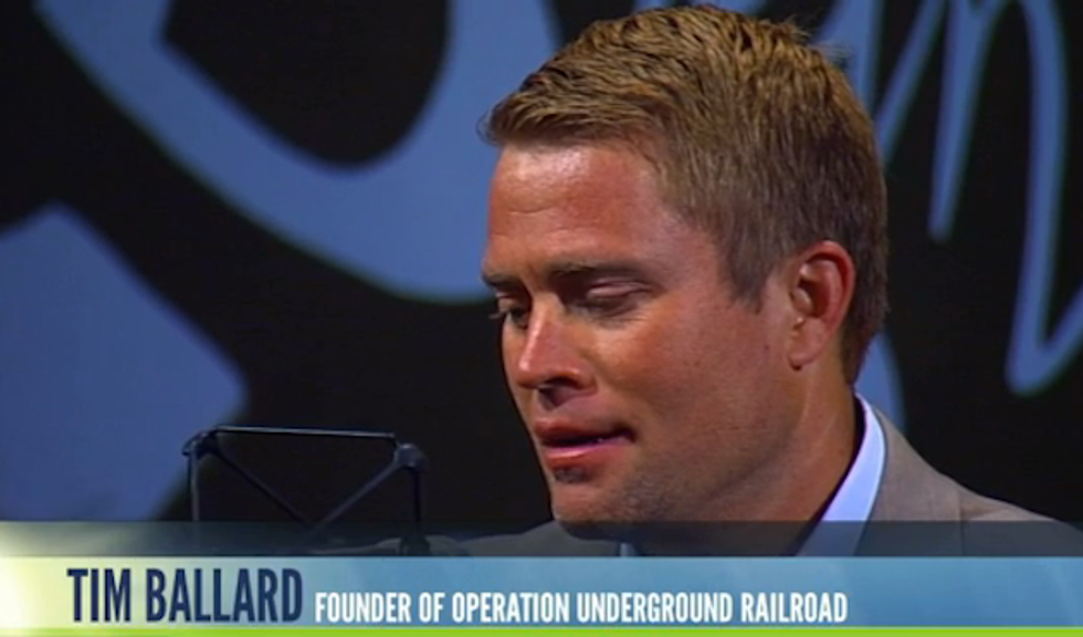 Tim Ballard explains the work Operation Underground Railroad is doing ...