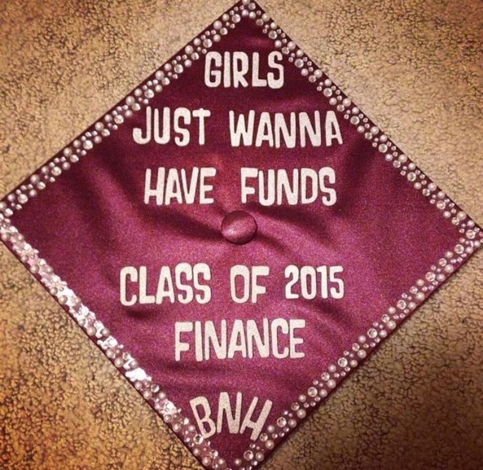13 Pinterest Inspired Graduation Caps For Business Majors