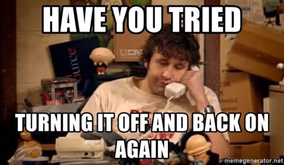 Hitting Your Reset Button