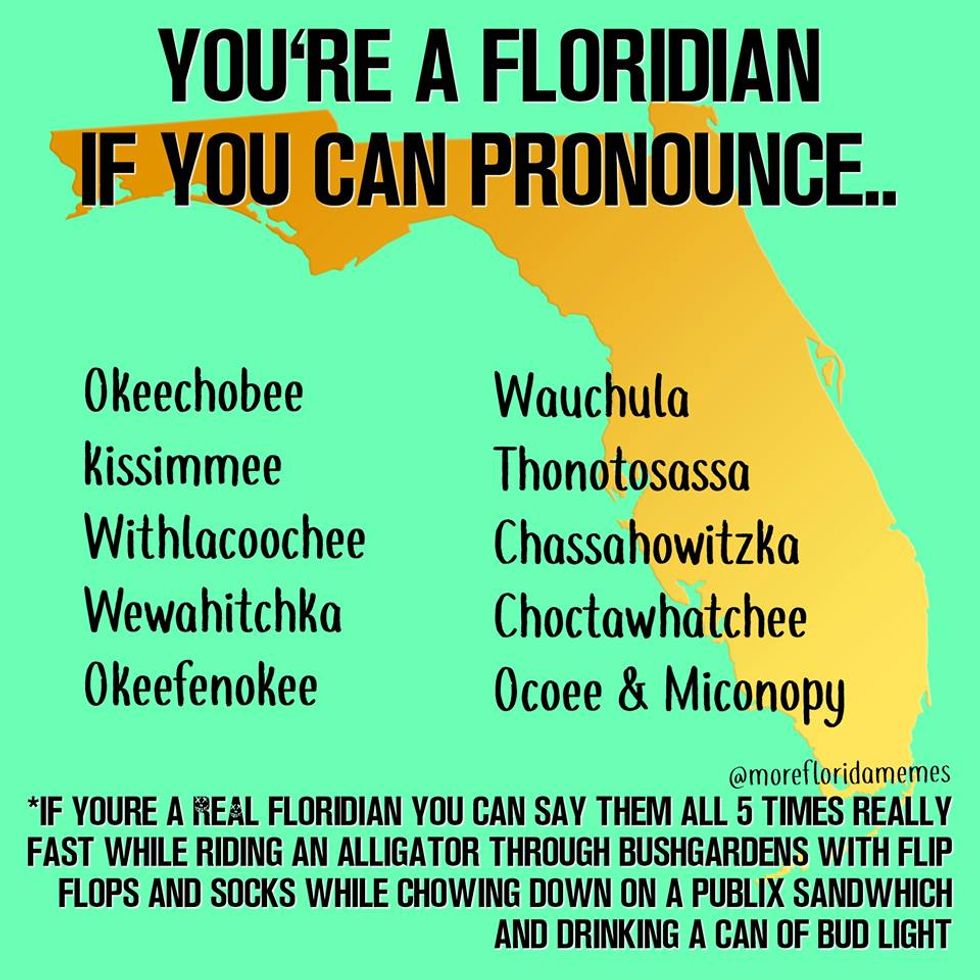6 Signs You Know You're From Florida That Only Fellow Floridians Will ...