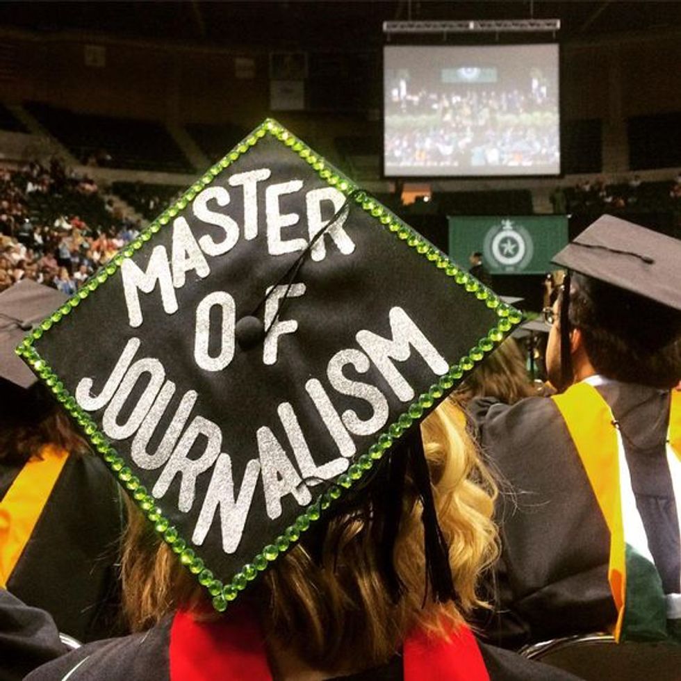 13 Graduation Cap Ideas For Mass Comm Or Journalism Majors