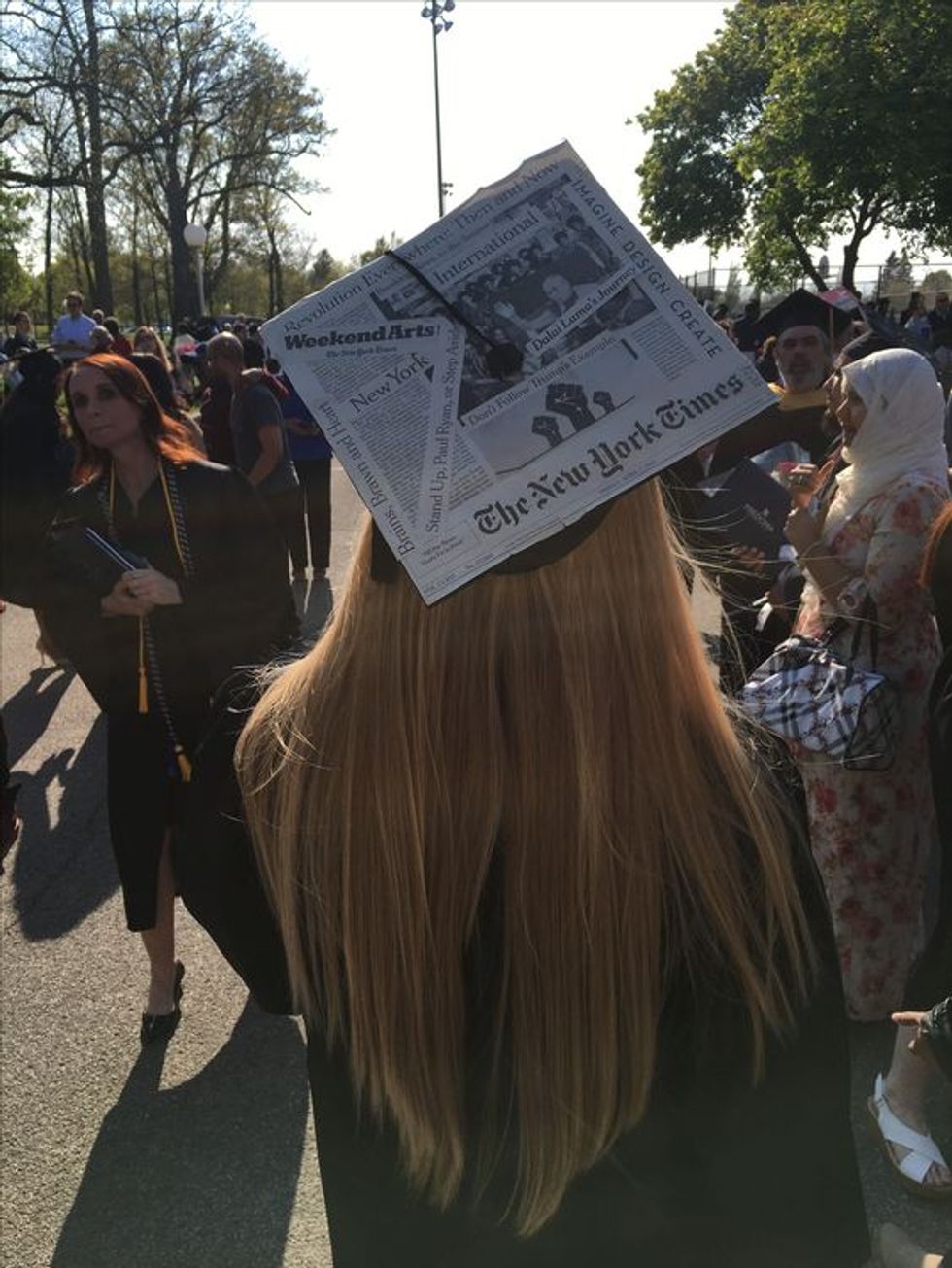 13 Graduation Cap Ideas For Mass Comm Or Journalism Majors