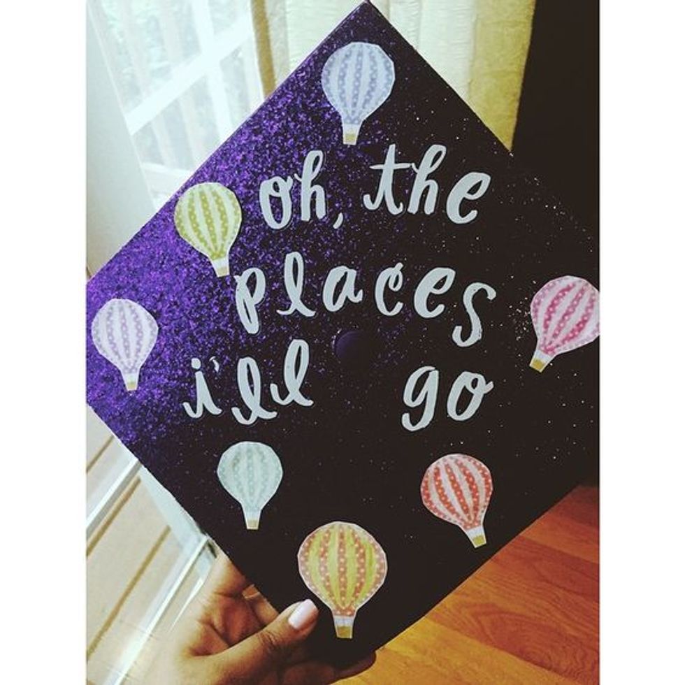 23 Grad Cap Decorating Ideas For Travel-Obsessed Grads