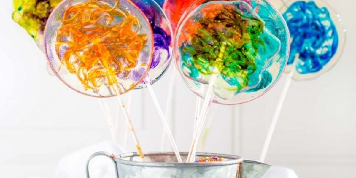 Stained Glass Lollipops - My Recipe Magic