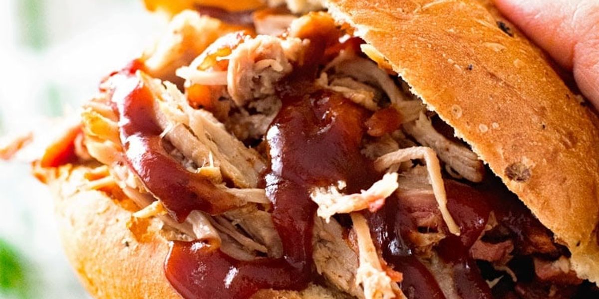 Smoked Cider Brined Pulled Pork - My Recipe Magic