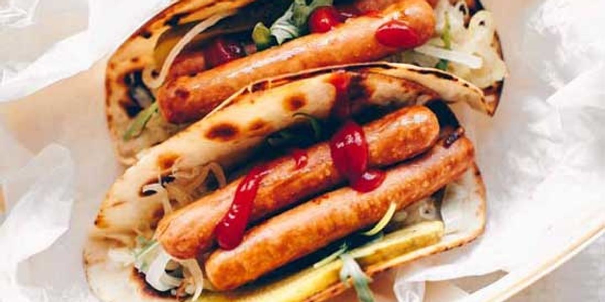 Tortilla hot dog wraps - My Recipe Magic