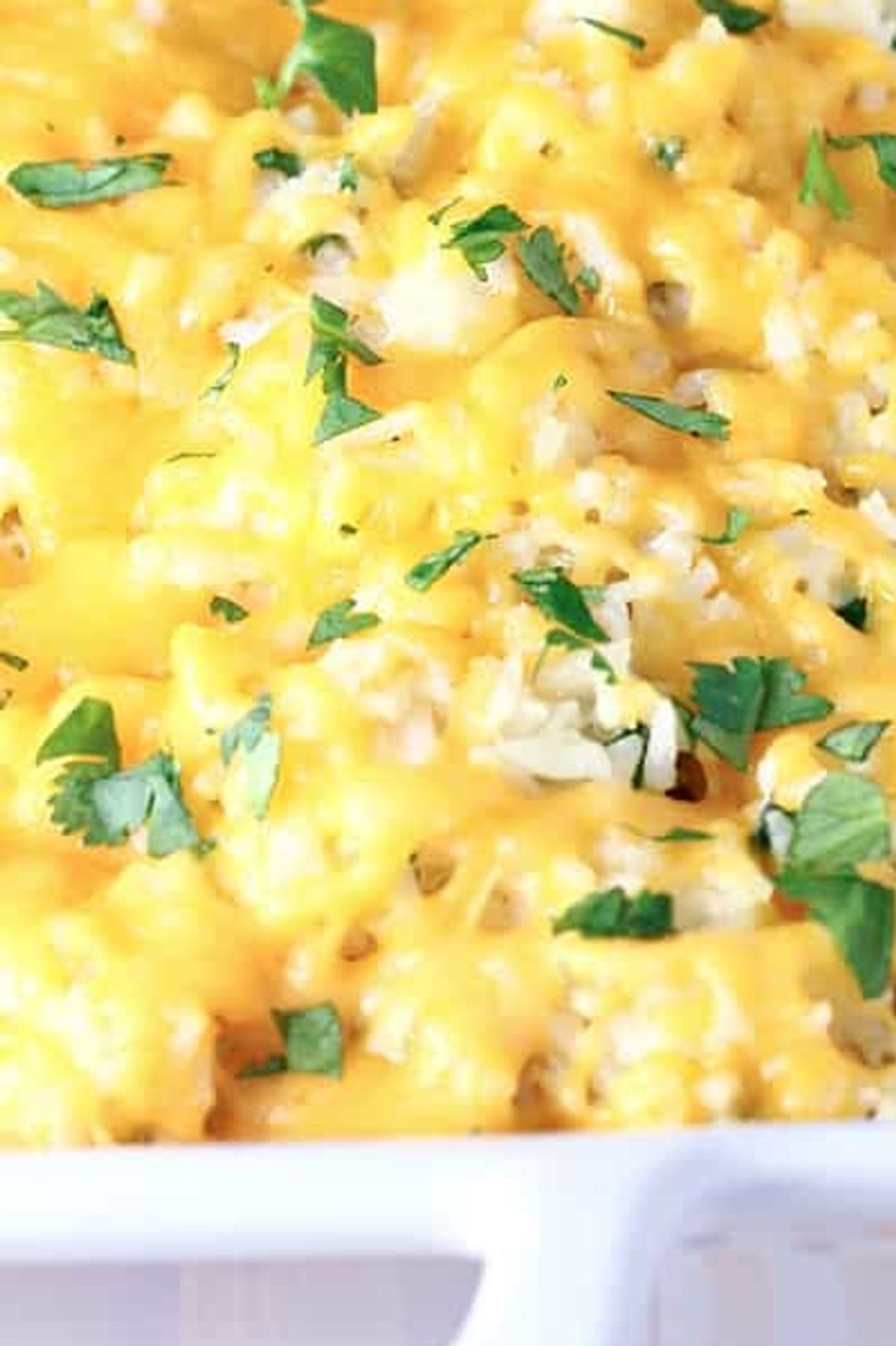 Cheesy Green Chili Rice | Let's Dish Recipes - My Recipe Magic