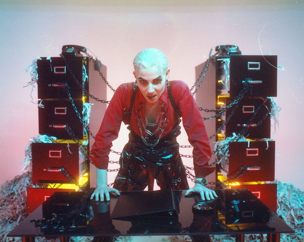 Dorian Electra Is a Sexy Workaholic in 'Career Boy' - PAPER Magazine