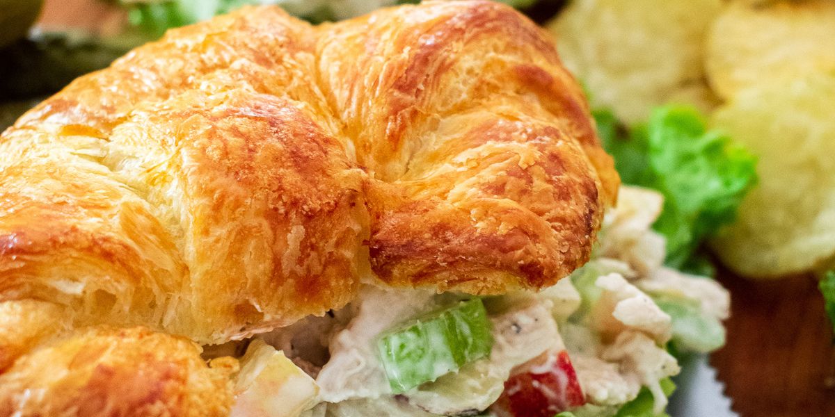 Chicken Salad Croissant Sandwich - My Recipe Magic