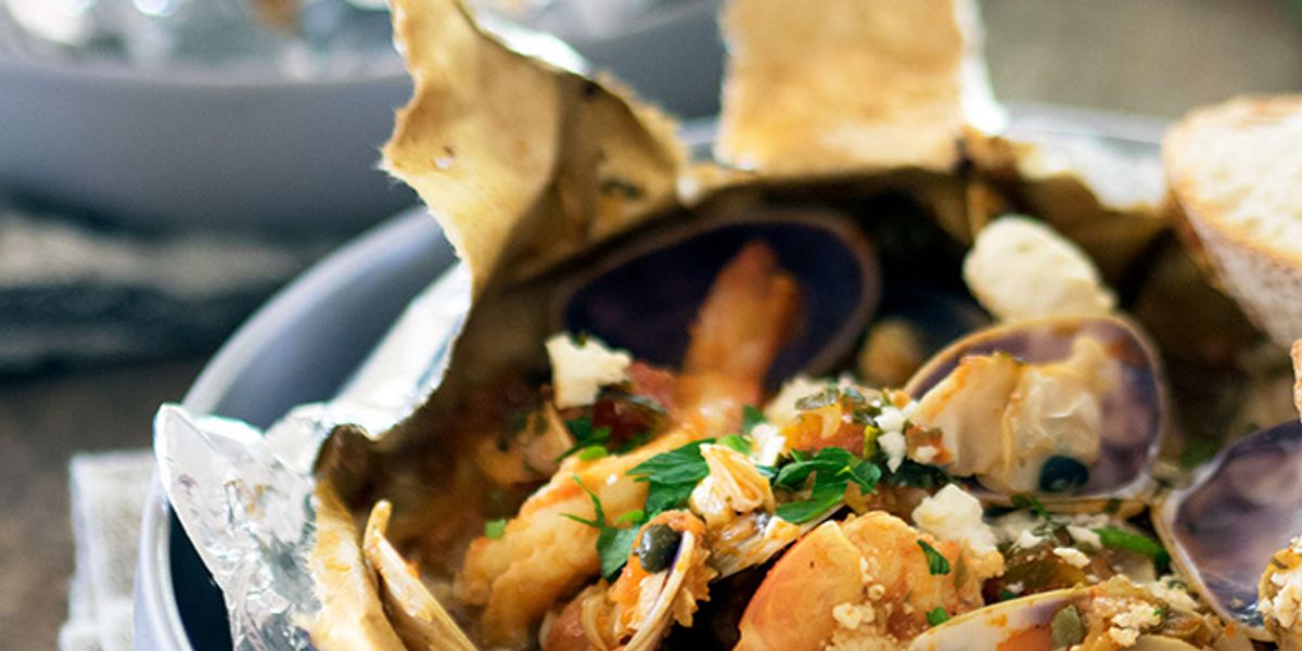 Baked Prawn and Pipi Parcels - My Recipe Magic