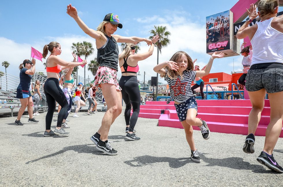 Netflix 'GLOW' Season 2 Takes Over Muscle Beach - PAPER Magazine
