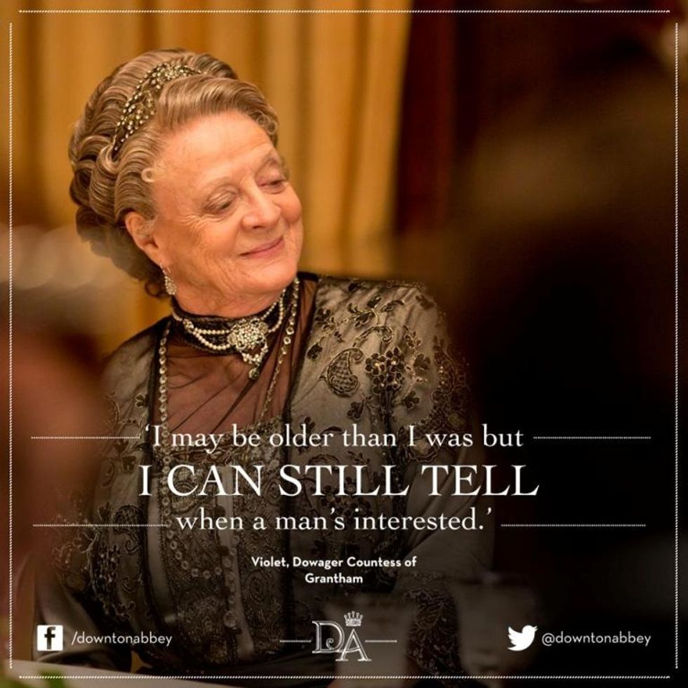 Violet Crawley exemplifies what it means to be herself