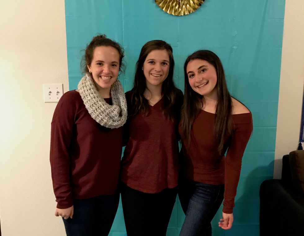 three friends, triplets, best friends forever