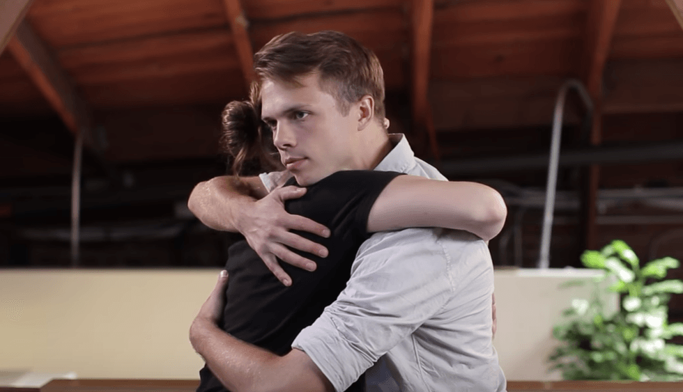 When is hugging coworkers appropriate?