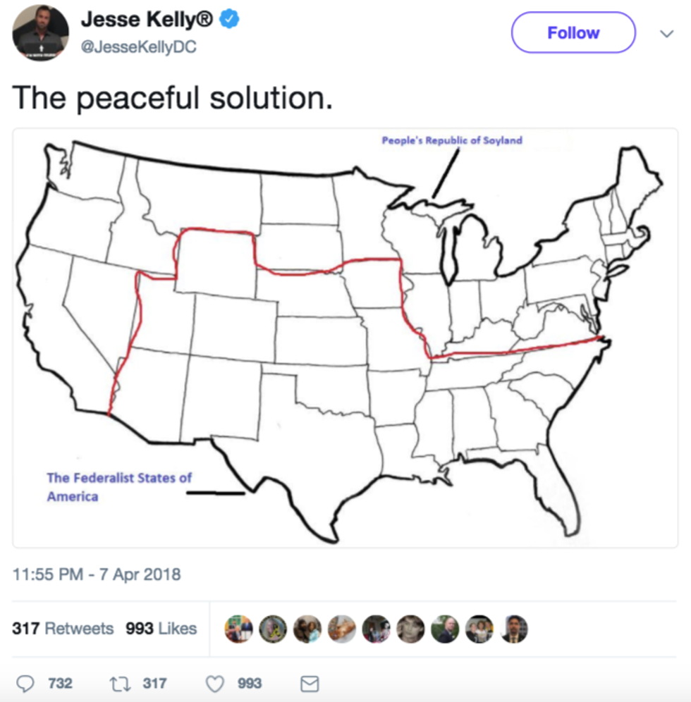 Map: Should America split into two countries? - Big Think