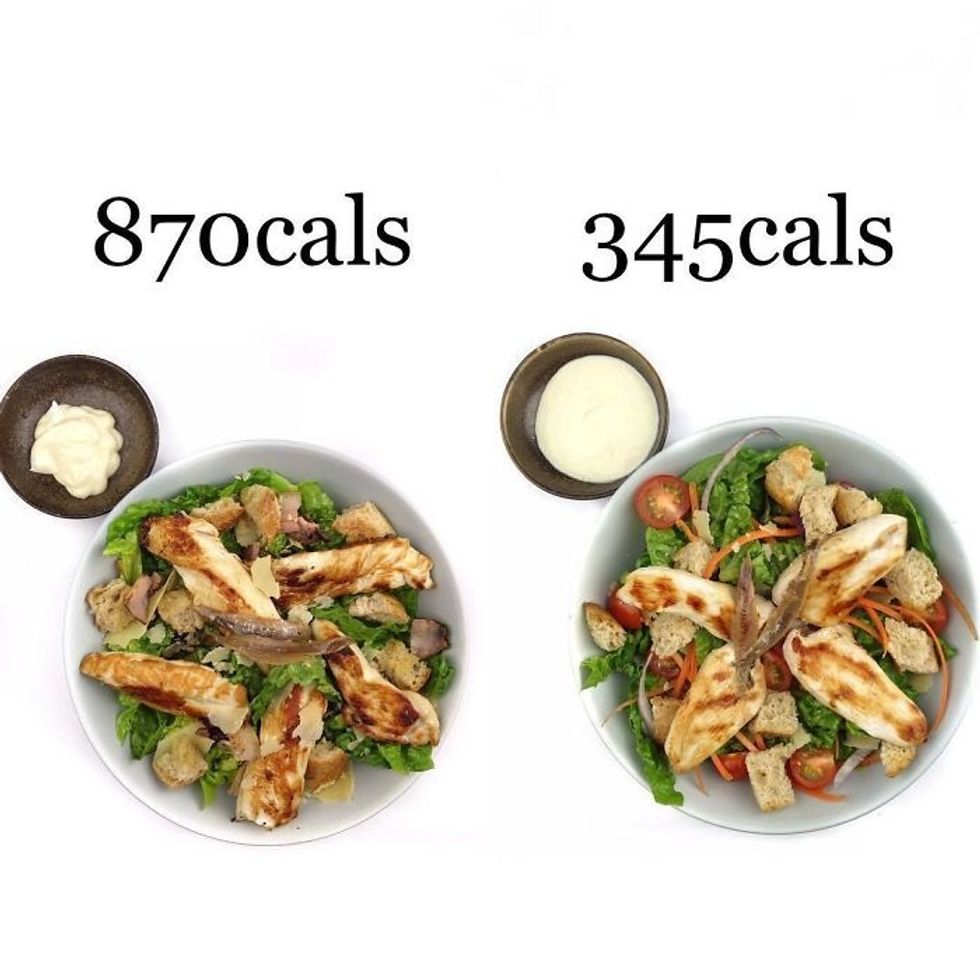 These Meal Comparisons Show The Small Ways You Could Be Adding Major ...