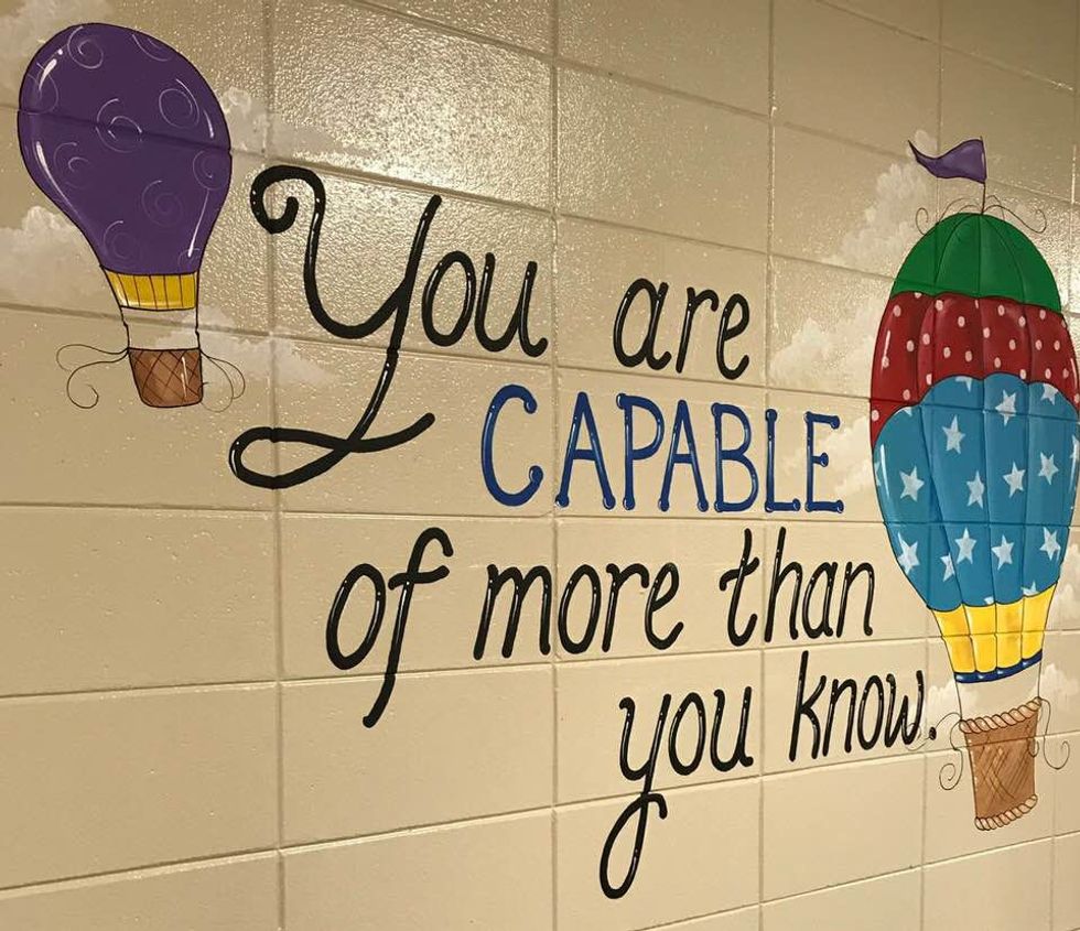 The inspirational quotes on the wall of this Alabama school are giving ...