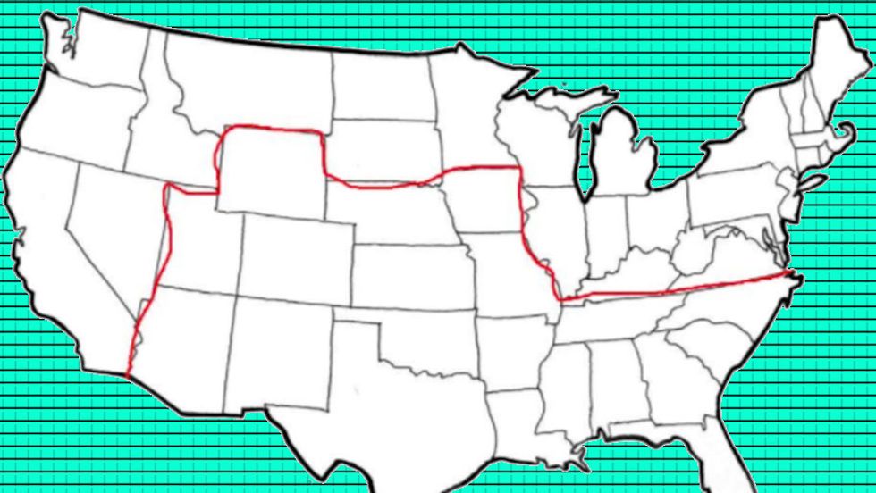 Map: Should America split into two countries? - Big Think