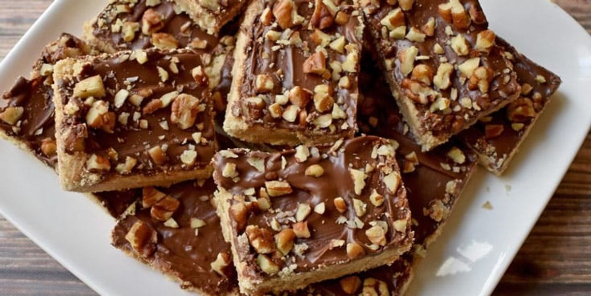 Gluten Free Chocolate Toffee Bars Recipe - Flavor Walk - My Recipe Magic