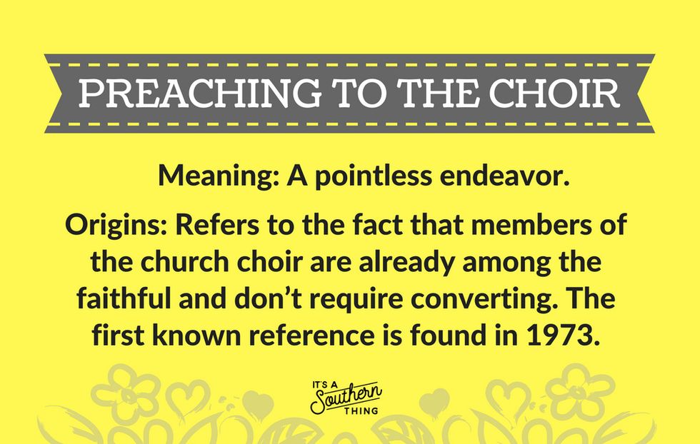 Colorful Southern phrases and their origins - It's a Southern Thing