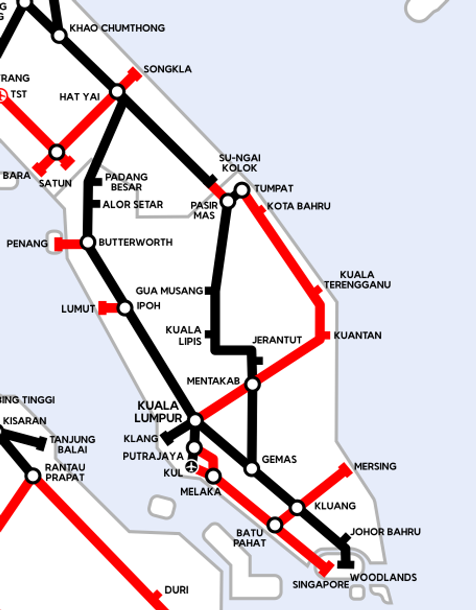 A Utopian Map of Southeast Asian Railways - Big Think